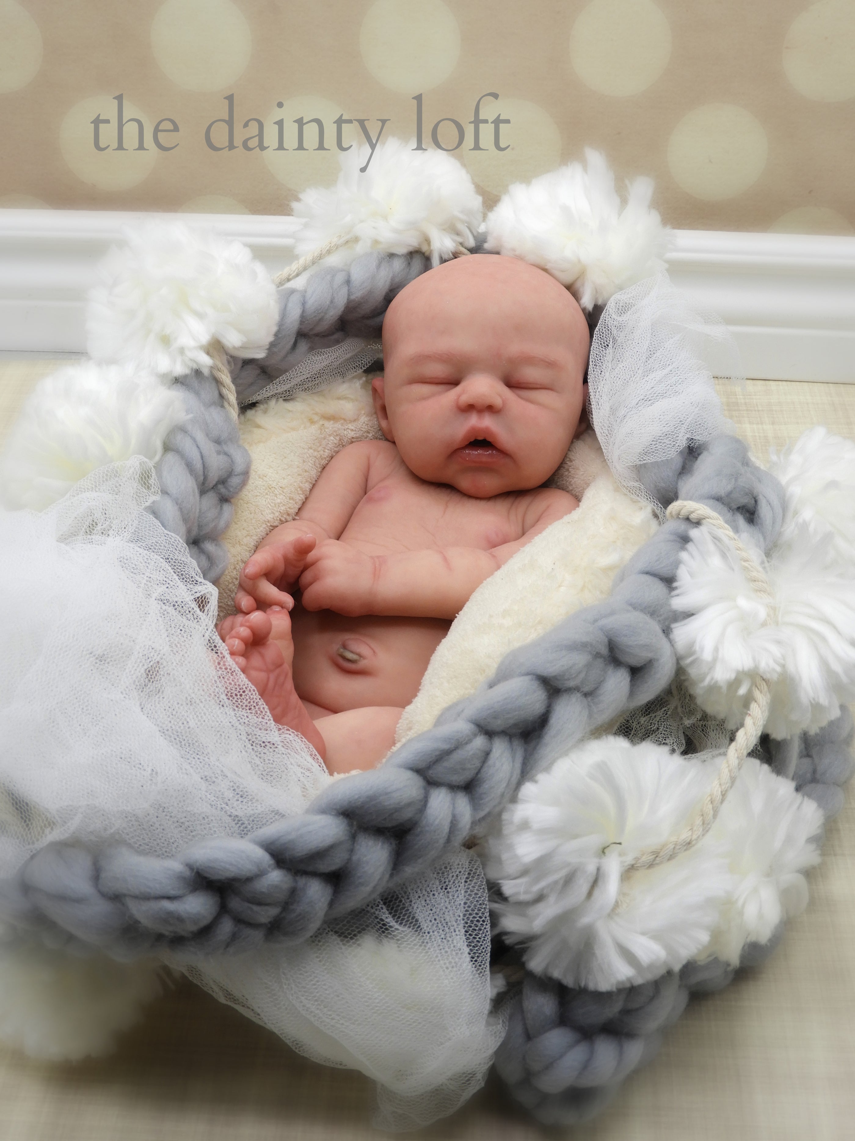 Annelene/Andrew Asleep– Maissa Said Art Dolls